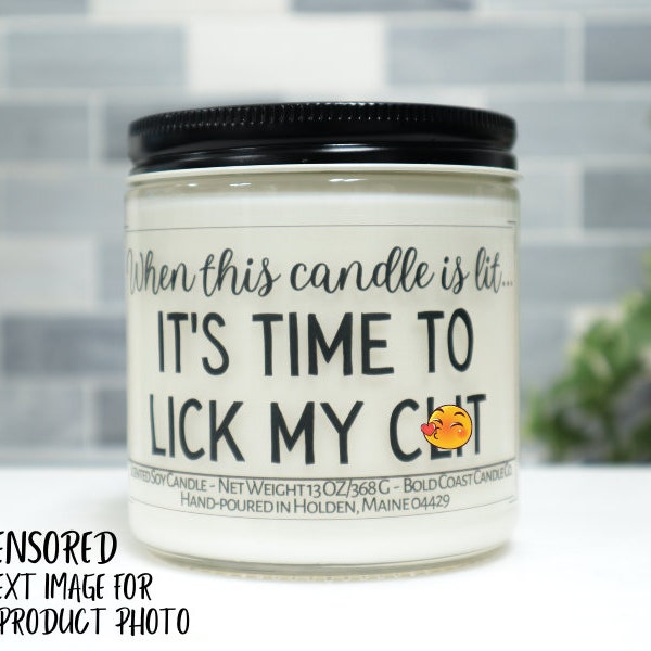 Lick Clit Candle - Etsy
