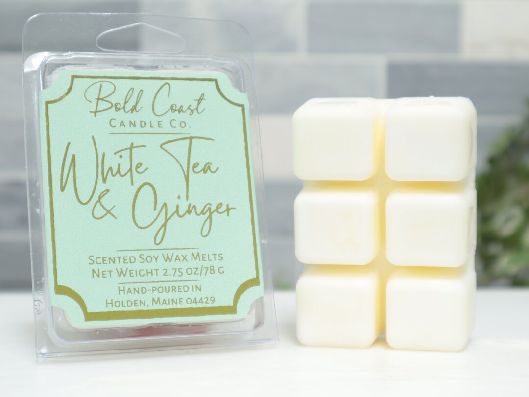White Tea & Ginger Scented Soy Wax Melts - Etsy