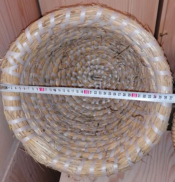 New Straw Bee Skep, Traditional Bee Skep Basket Height 37 Cm/14,5inch ...