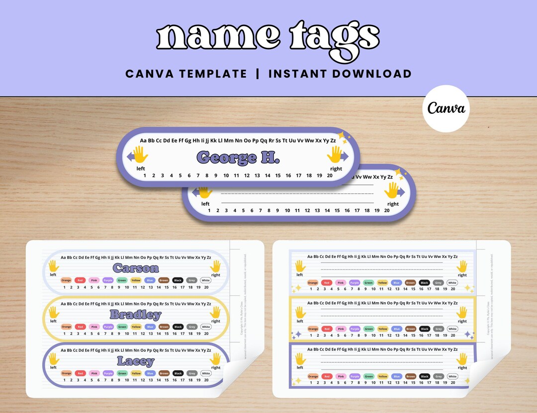 Student Desk Name Tags Stars Night Sky Theme, Editable Classroom ...