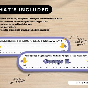 Student Desk Name Tags Stars Night Sky Theme, Editable Classroom ...