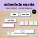 Student Desk Name Tags Composition Book Theme, Editable Classroom ...