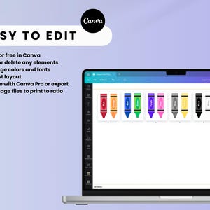 Color Posters for Bulletin Board Editable Classroom Template, Printable ...