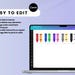Color Posters for Bulletin Board Editable Classroom Template, Printable ...