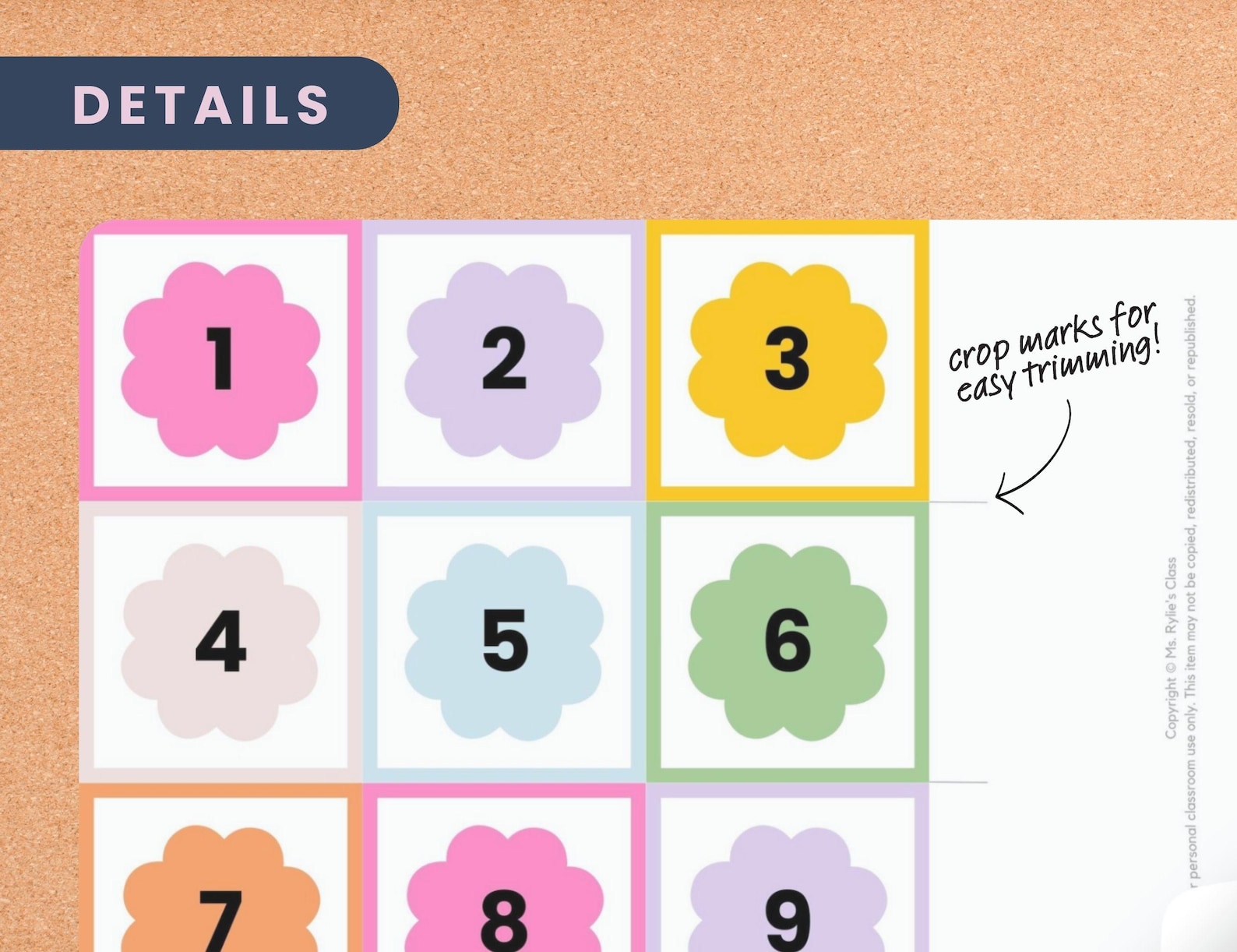 Classroom Calendar Display and Weather Station, Printable Bright Floral ...