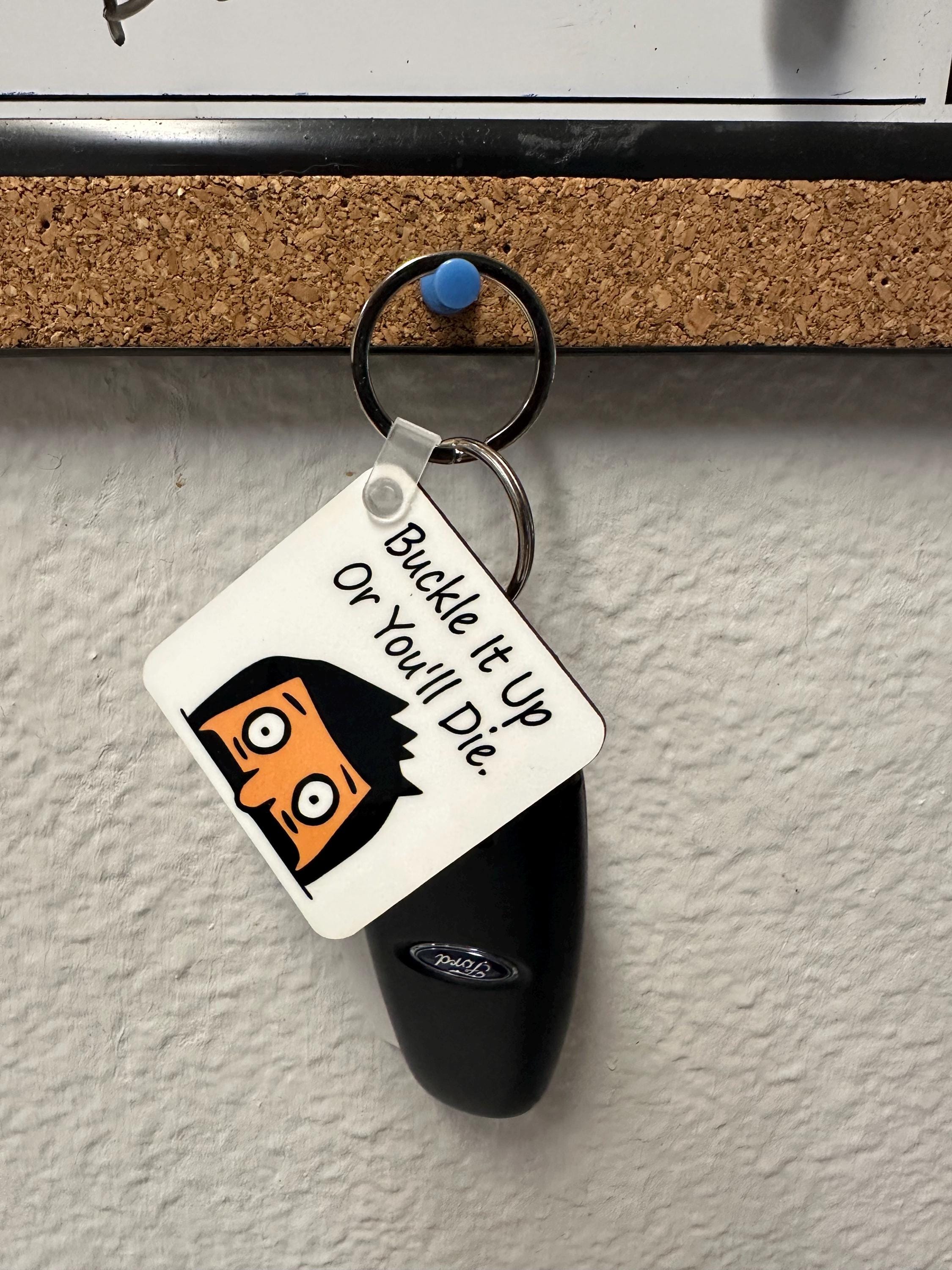Bob's Burgers Funny Quotes Keychain, Belcher Family 2-inch Square - Etsy
