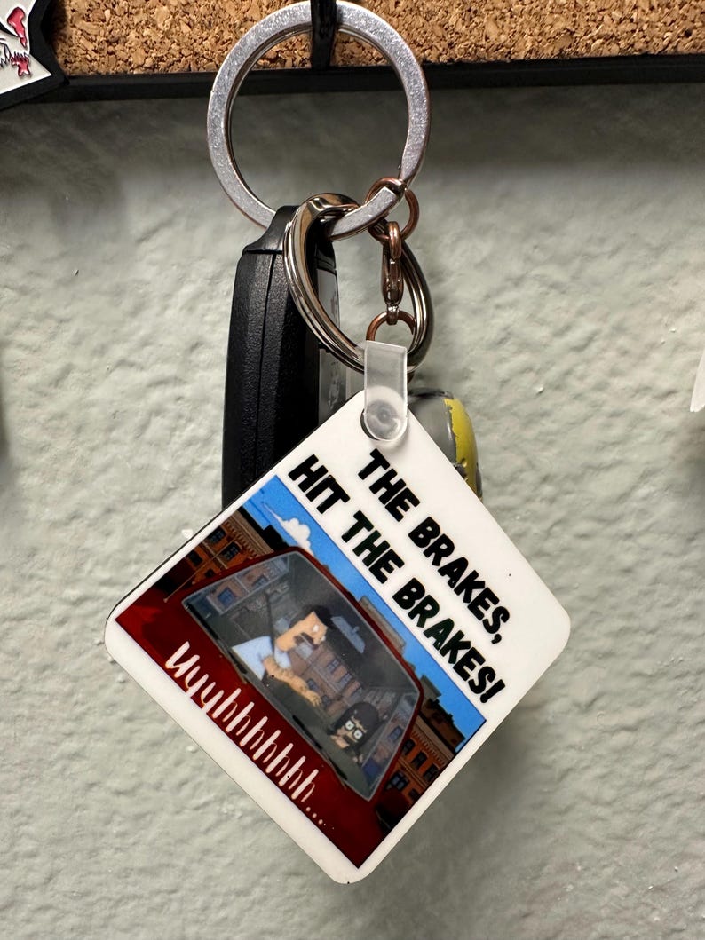 Bob's Burgers Funny Quotes Keychain, Belcher Family 2-inch Square - Etsy
