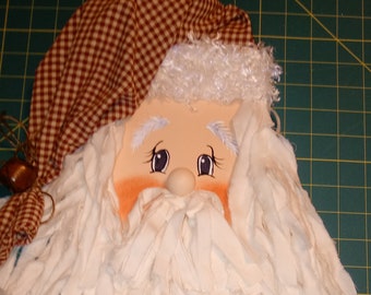 Santa Face Wreath Attachment - Etsy
