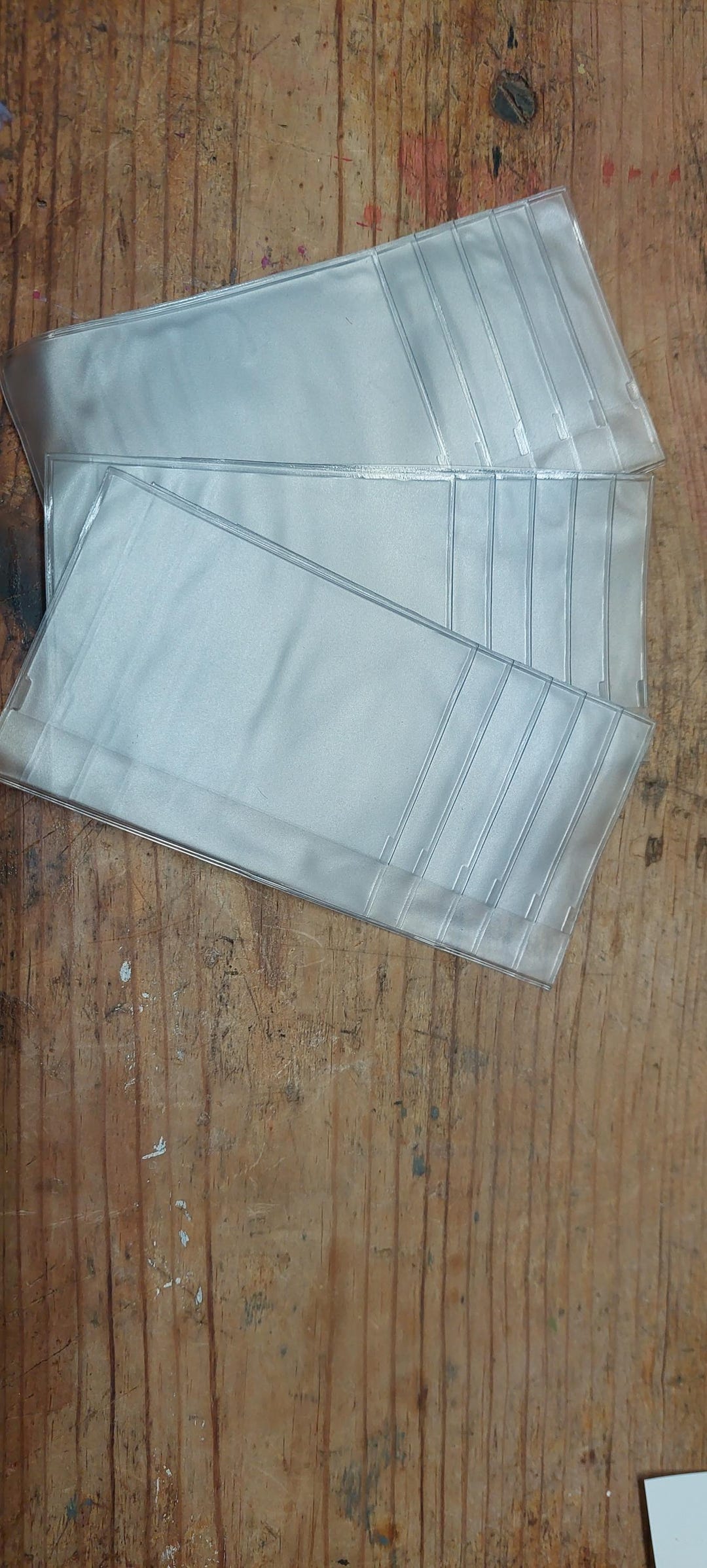 Pack of 3 Heavy Duty Vinyl 6 Page Checkbook Wallet Credit Card/photo ...