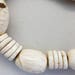 Handmade Tibetan Fossilized Sacred Chank Shell Bead Necklace W/ Gak ...