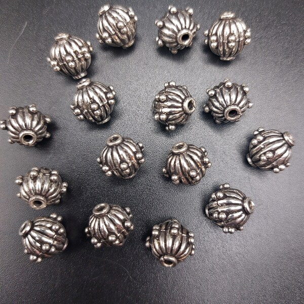 Sterling Silver Bali Beads - Etsy