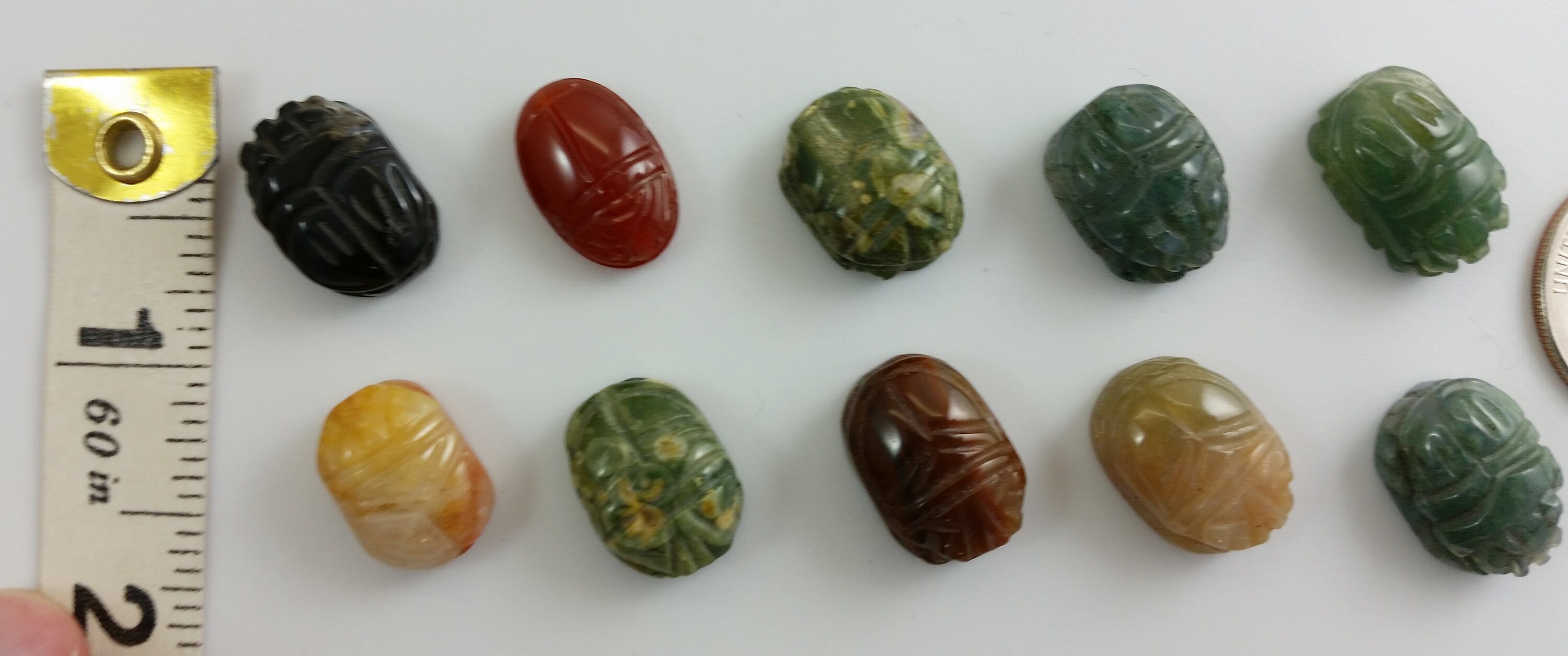 X1 Vintage Carved Chinese Scarab Beetle Fetish Pendant / Bead - Etsy