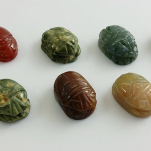 X1 Vintage Carved Chinese Scarab Beetle Fetish Pendant / Bead in ...