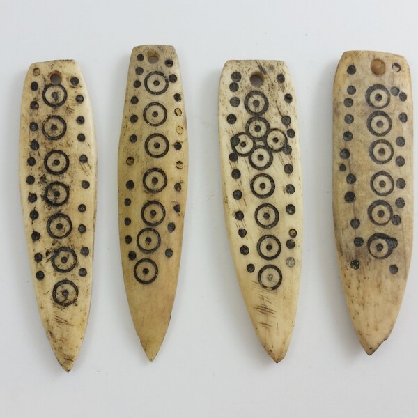 Carved Bone Pendant - Etsy