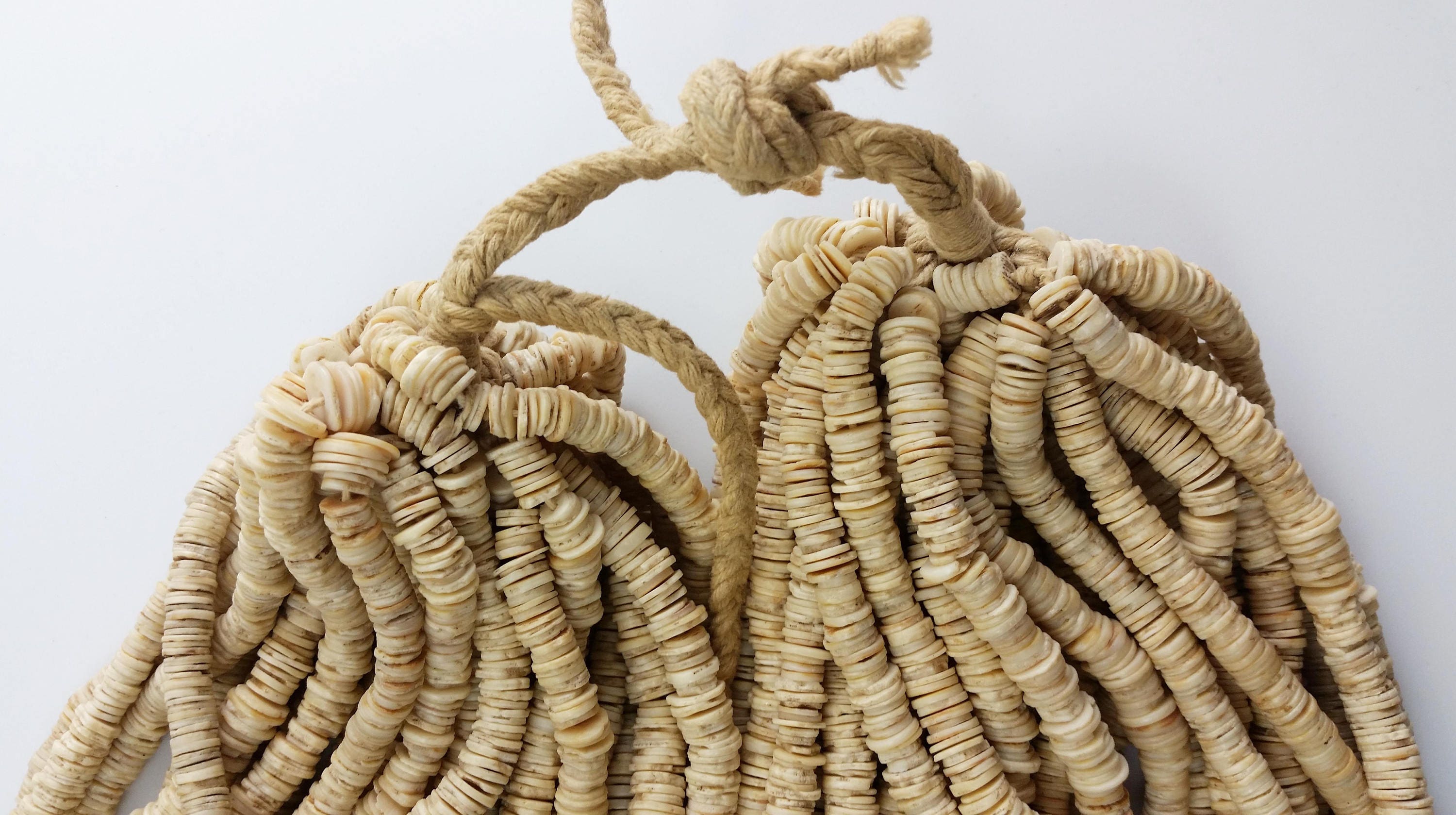 Vintage Huge Rare Heavy Tribal African Clam Shell Bead | Etsy