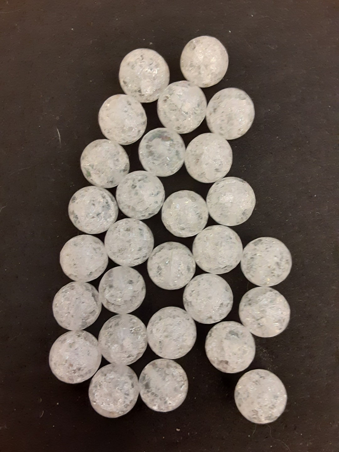 Loose Lot of Beautiful Sparkled Heat Treated Rock Crystal Beads. 28 ...