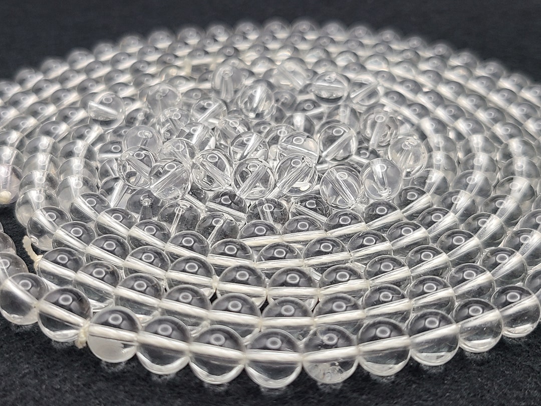 Vintage Spherical Quartz Beads Available in Strands or a Loose Lot - Etsy