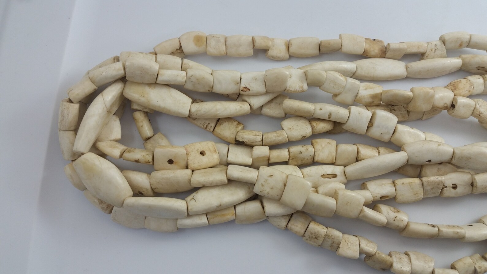 X1 Vintage Tribal African Shell Bead 16" Drop Long Strand Necklace - Etsy