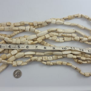 X1 Vintage Tribal African Shell Bead 16" Drop Long Strand Necklace - Etsy