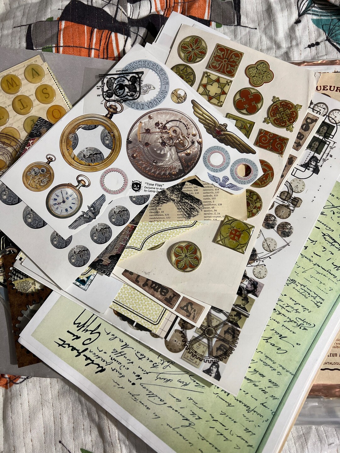 Industrial Scrapbooking Steam Punk Collage Scrapbook Paper - Etsy