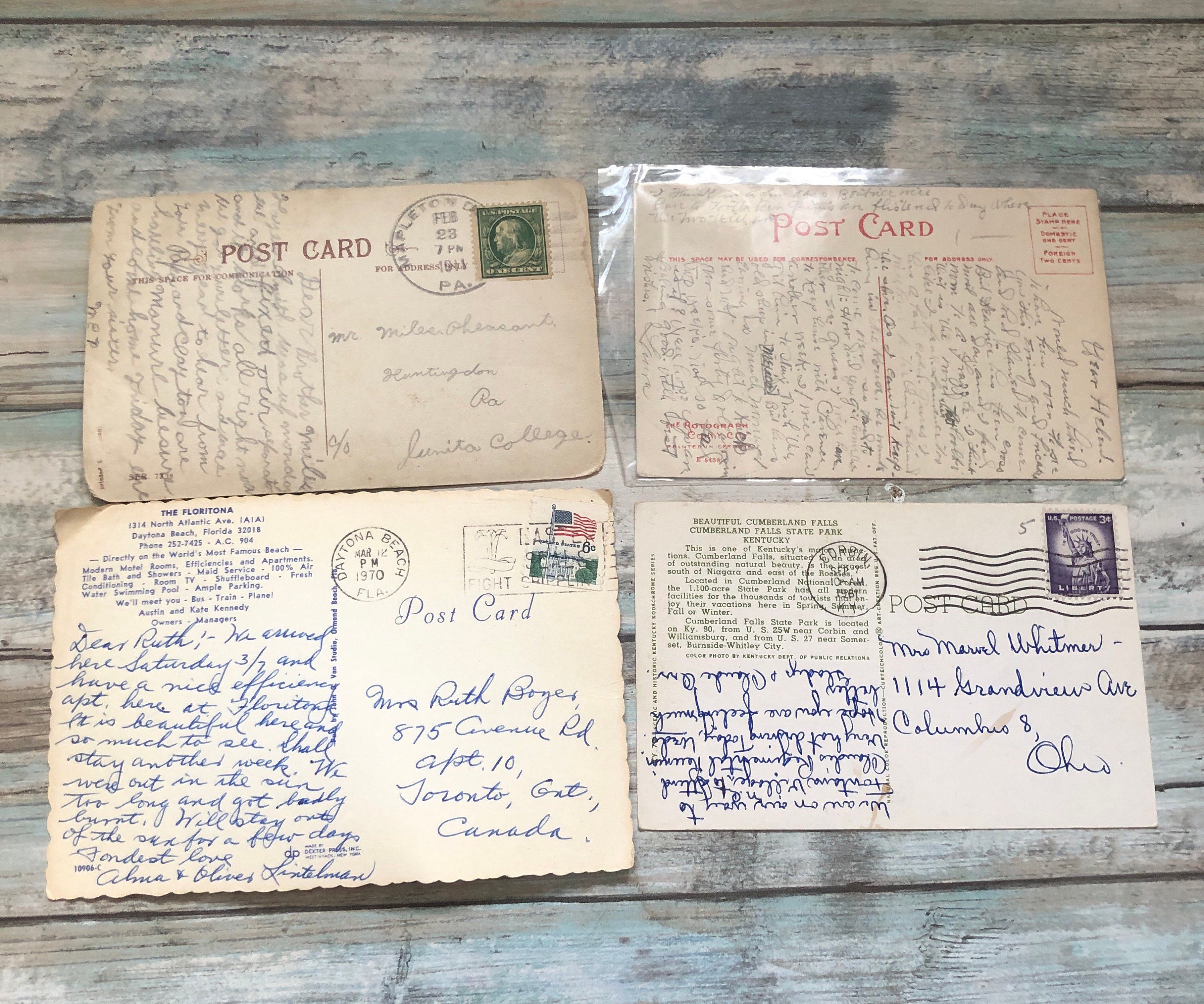 Vintage Postcard Lot Souvenir Postcards Mid Century Postcard - Etsy UK