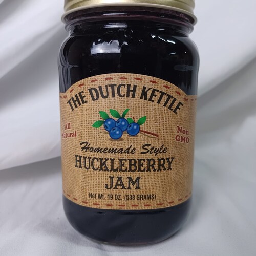 Wild Huckleberry Jam - Etsy