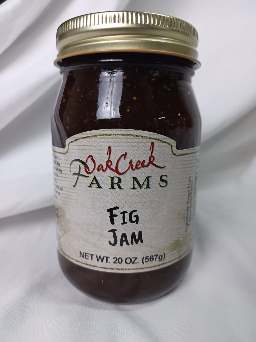 Oak Creek Dark Fig Jam Preservative Free Amish Made Fig Newton All ...