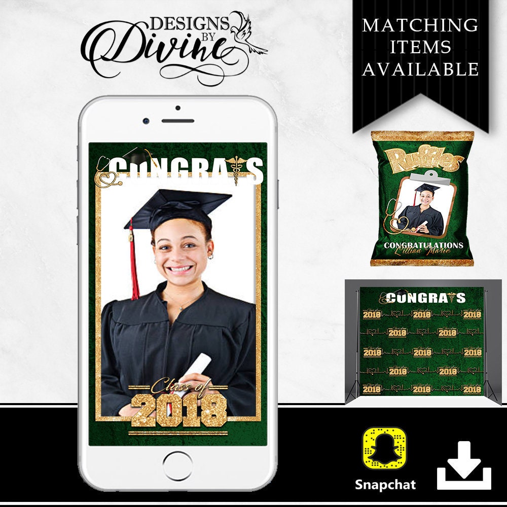 Nurse Graduation Snapchat Filter - Nurse - RN - Grad - Snapchat ...