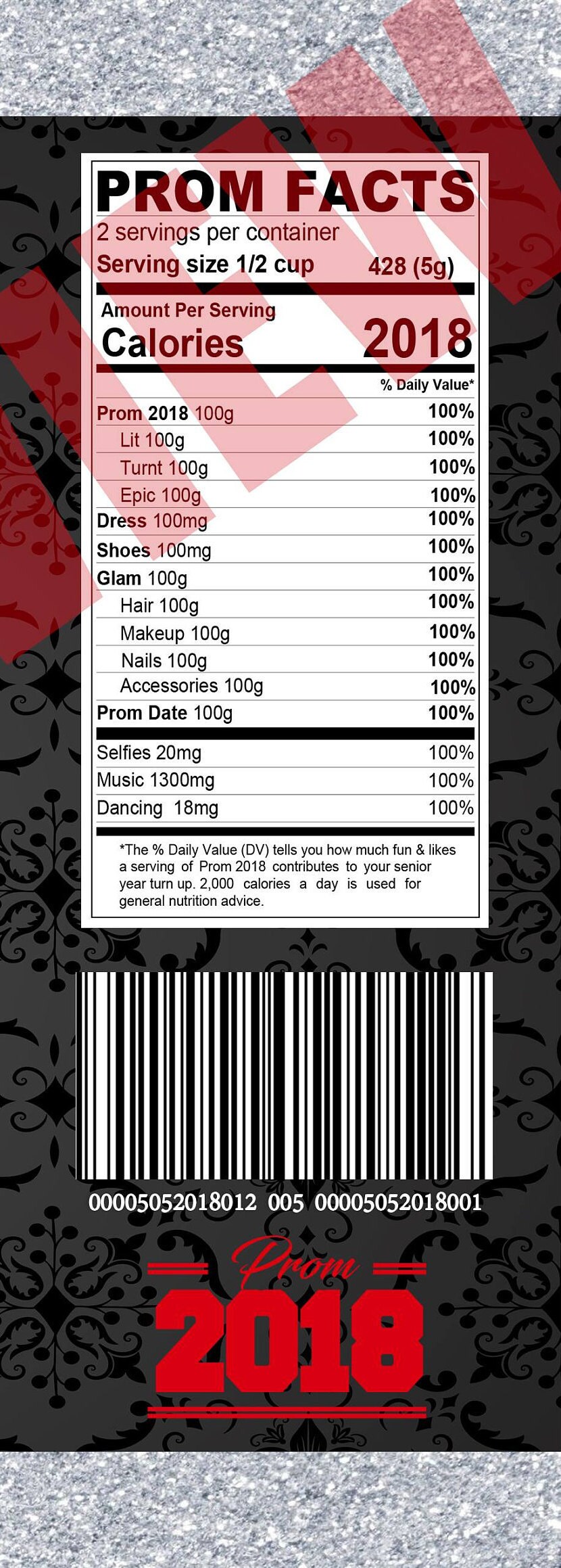 Prom Chip Bags - Coming Through Drippin - Cardi B - Custom Chip Bags ...