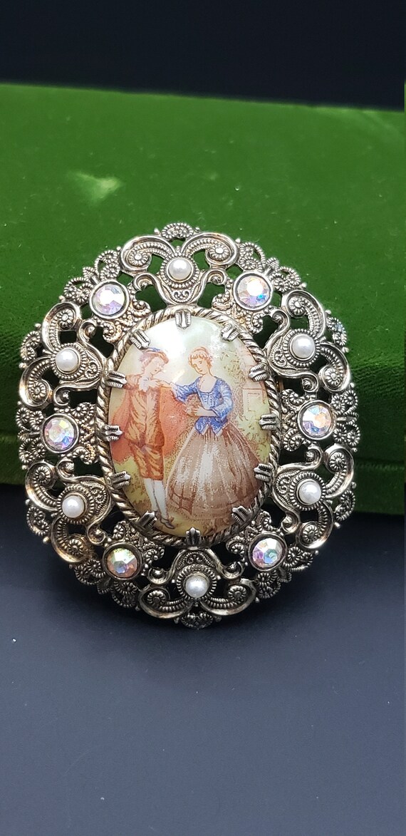 Vintage west germany brooch - Gem