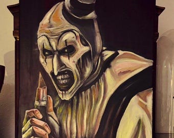 16”x 20” Art the Clown Terrifier Painting - Etsy