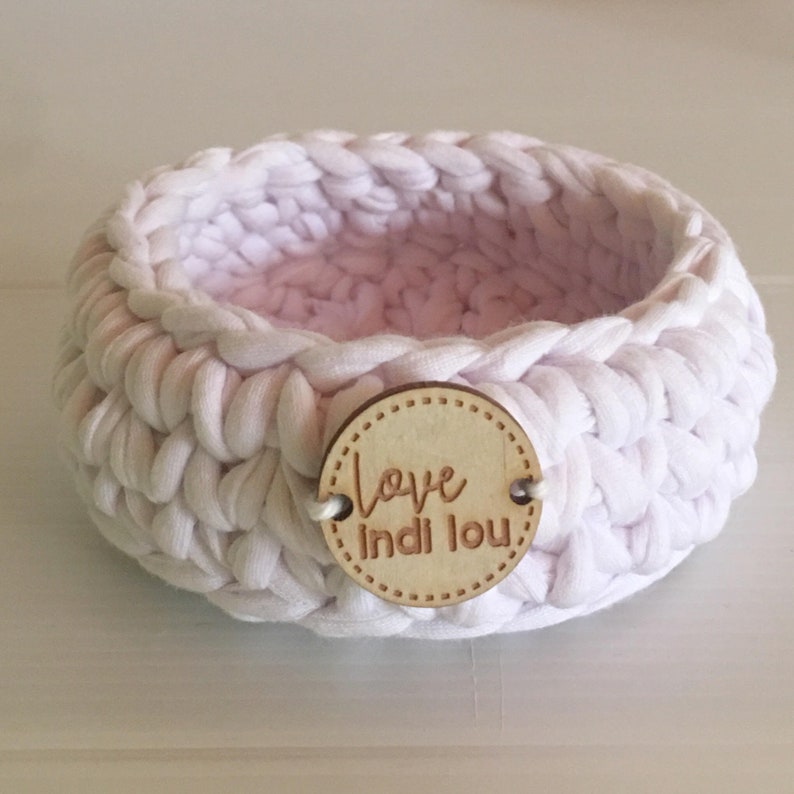 White Trinket Basket 9cm X 4cm Jewellery Storage Home - Etsy