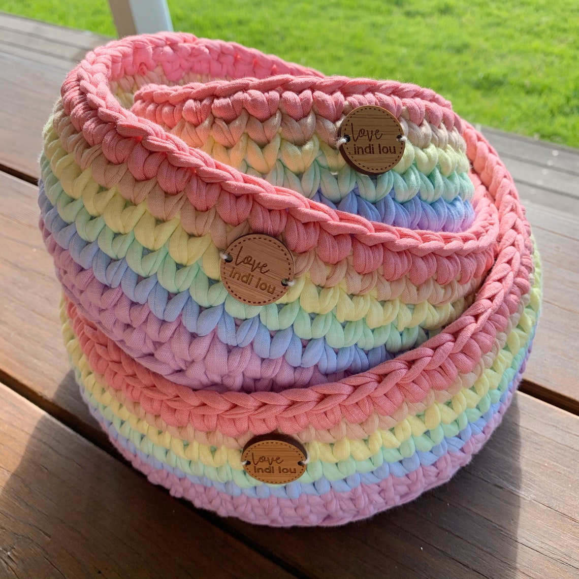 Pastel Basket Perfect Addition for Any Nursery or Bedroom - Etsy