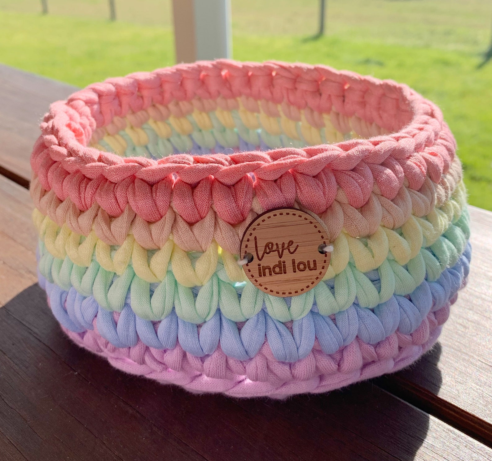 Rainbow Baskets Your Choice of Pastel or Bright Shades - Etsy