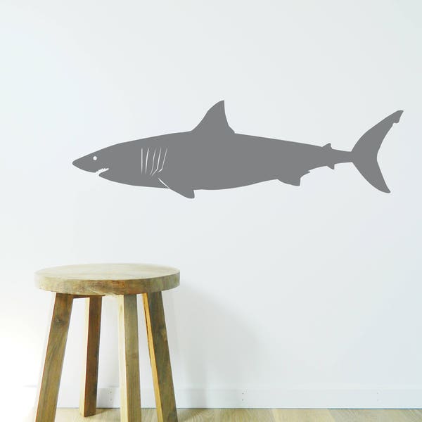 Shark Wall Sticker - Etsy