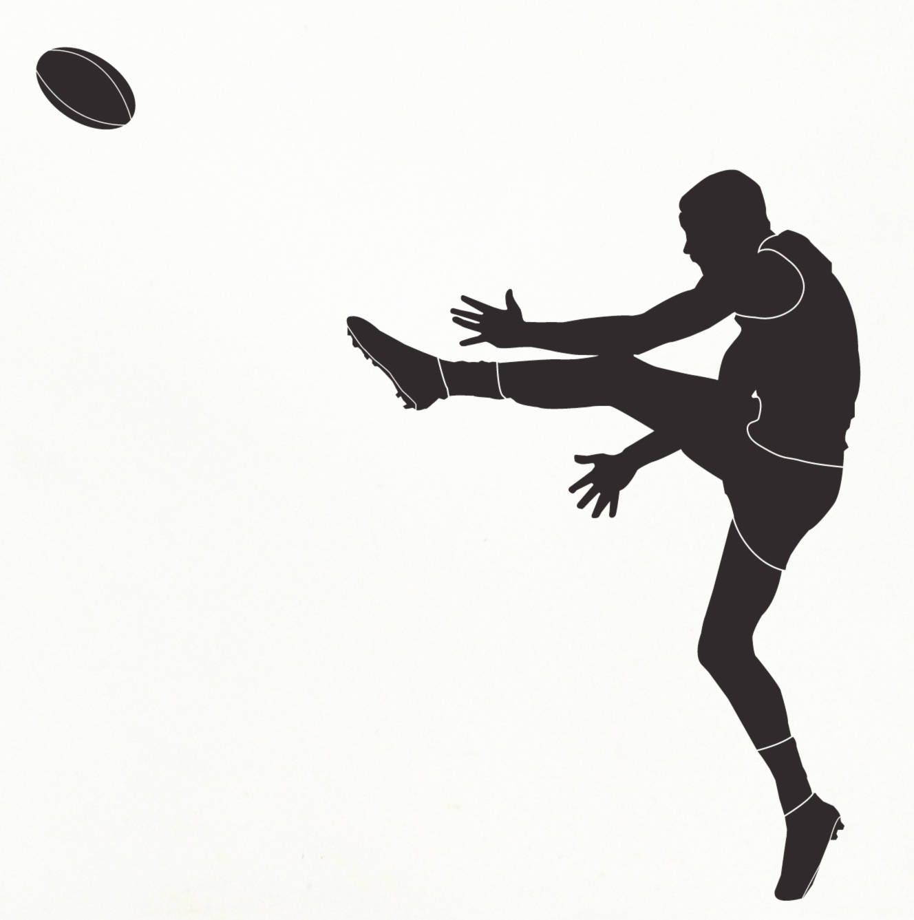AUSTRALIAN FOOTY PLAYER Wall Sticker Removable Decal Made in | Etsy ...