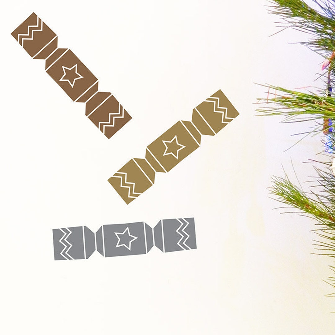 CHRISTMAS CRACKERS Wall Sticker - Etsy