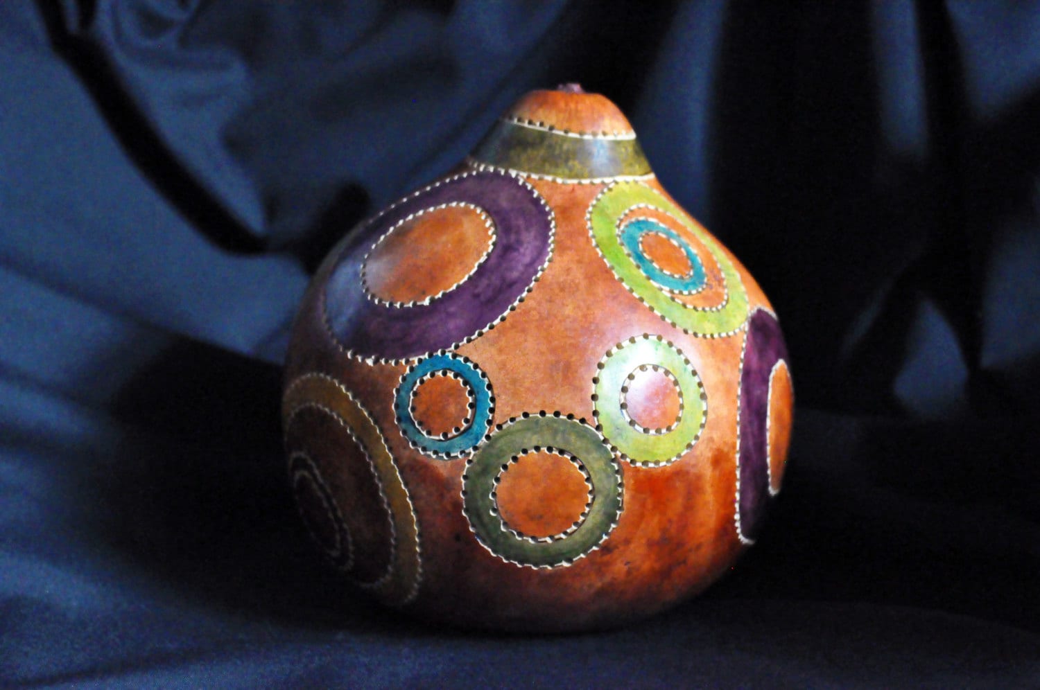 Hand Crafted Gourd Art, Gourd Lantern, Gourd Lamp, Night Light With ...