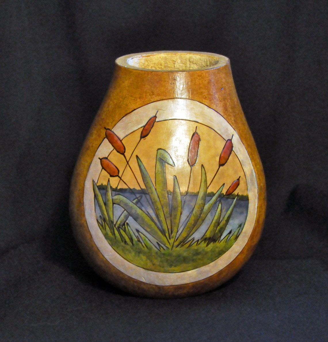 Handcrafted Vase Natural Gourd Vase Organic Container | Etsy