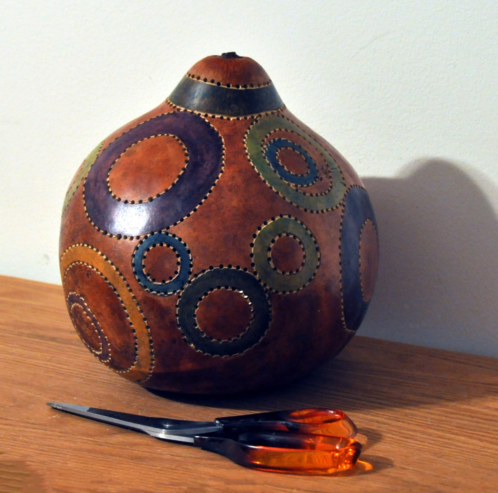 Hand Crafted Gourd Art, Gourd Lantern, Gourd Lamp, Night Light With ...