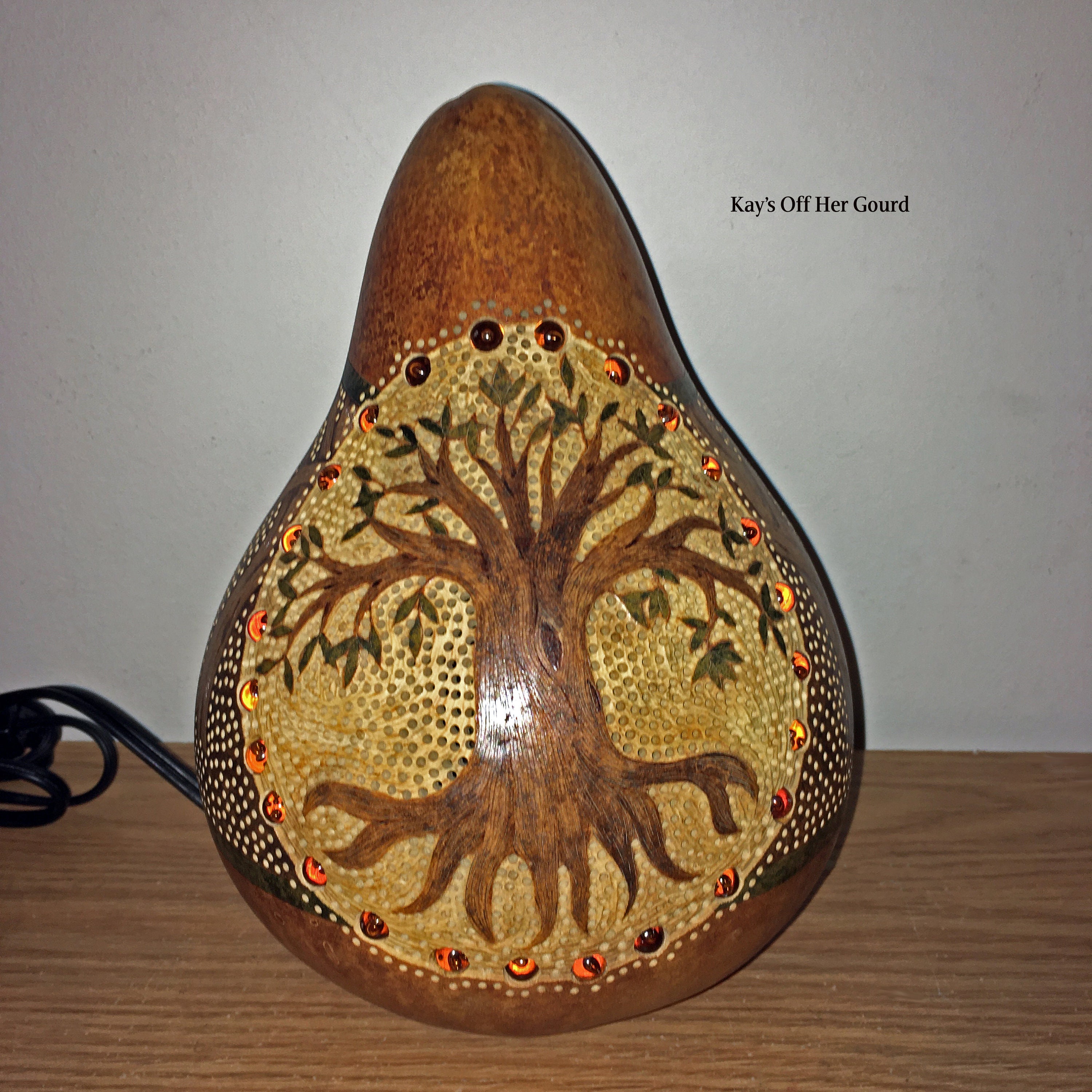 Tree of Life Lamp, Growing Tree Lamp, Forest Trees Woods, Hand Crafted ...