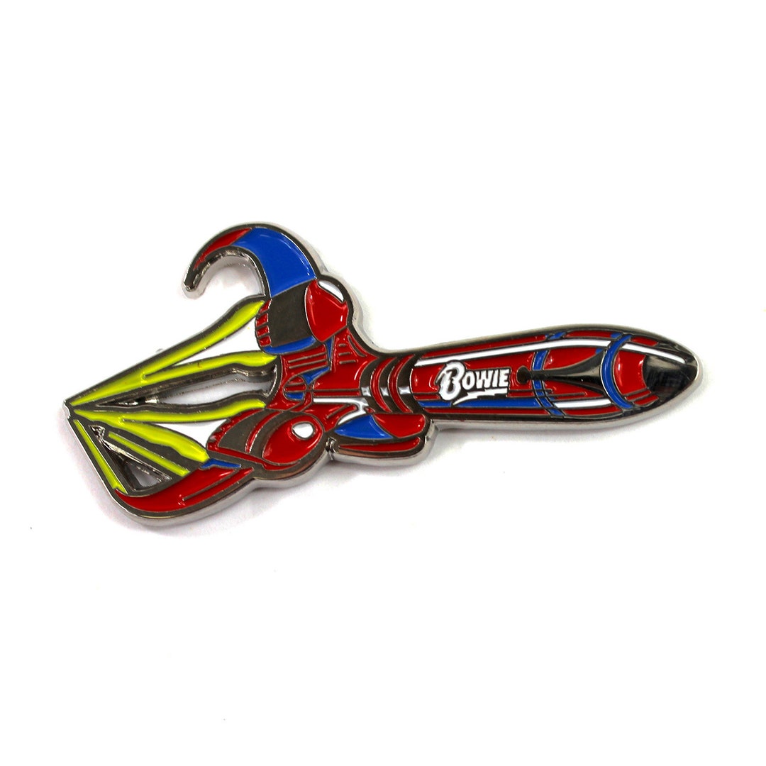 The David Bowie Starship Pin Music Pin, Hat Pin, Pin, Lapel Pin, David ...