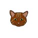 The Orange Cat Pin Pet Cat Pin, Hat Pin, Pin, Lapel Pin, Simpsons Pin ...