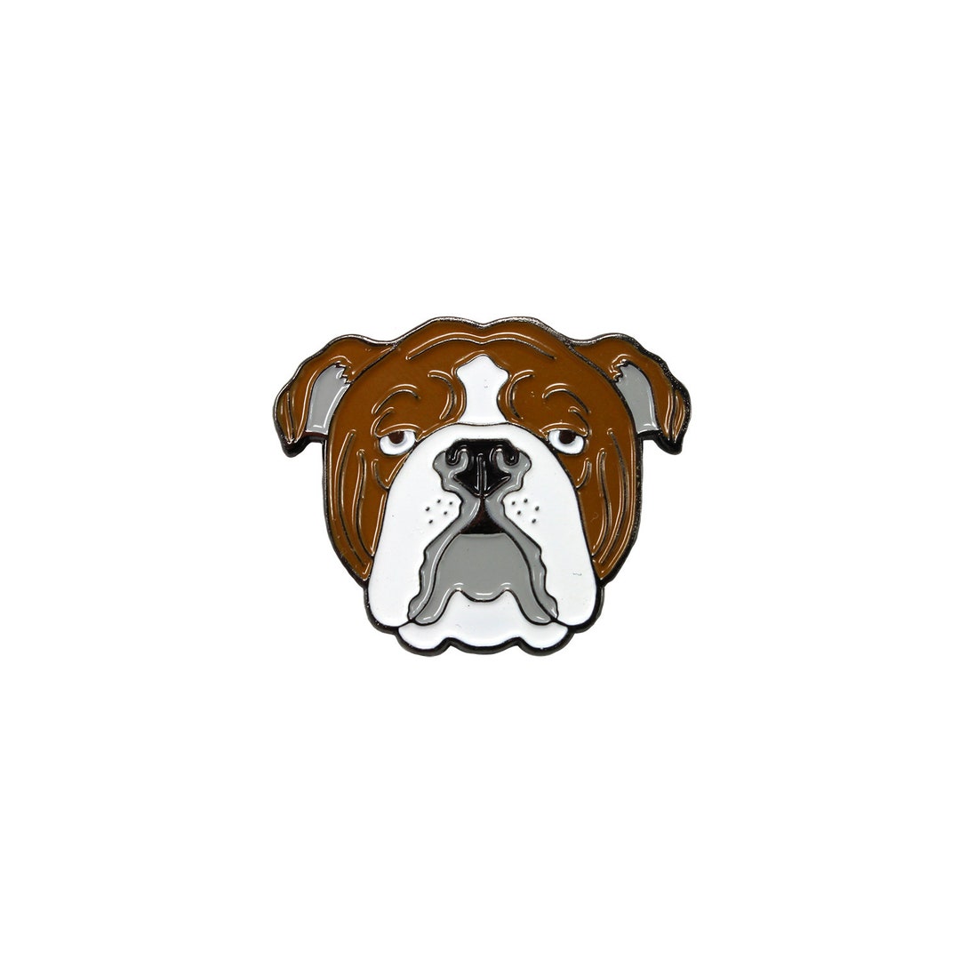 The Bulldog Pin Pet Dog Pin, Hat Pin, Pin, Lapel Pin, Simpsons Pin ...