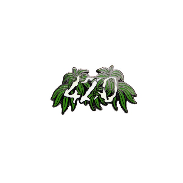 Weed Enamel Pin - Etsy