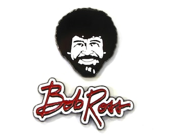 Bob Ross Logo Svg - Etsy