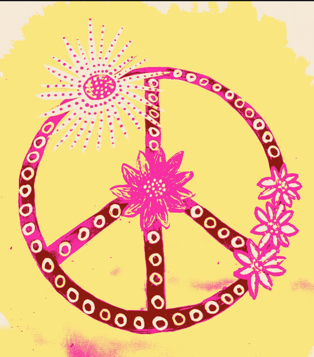 Peace Sign Printable Art - Etsy