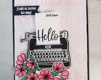 Just a Note to Say Hello - Etsy