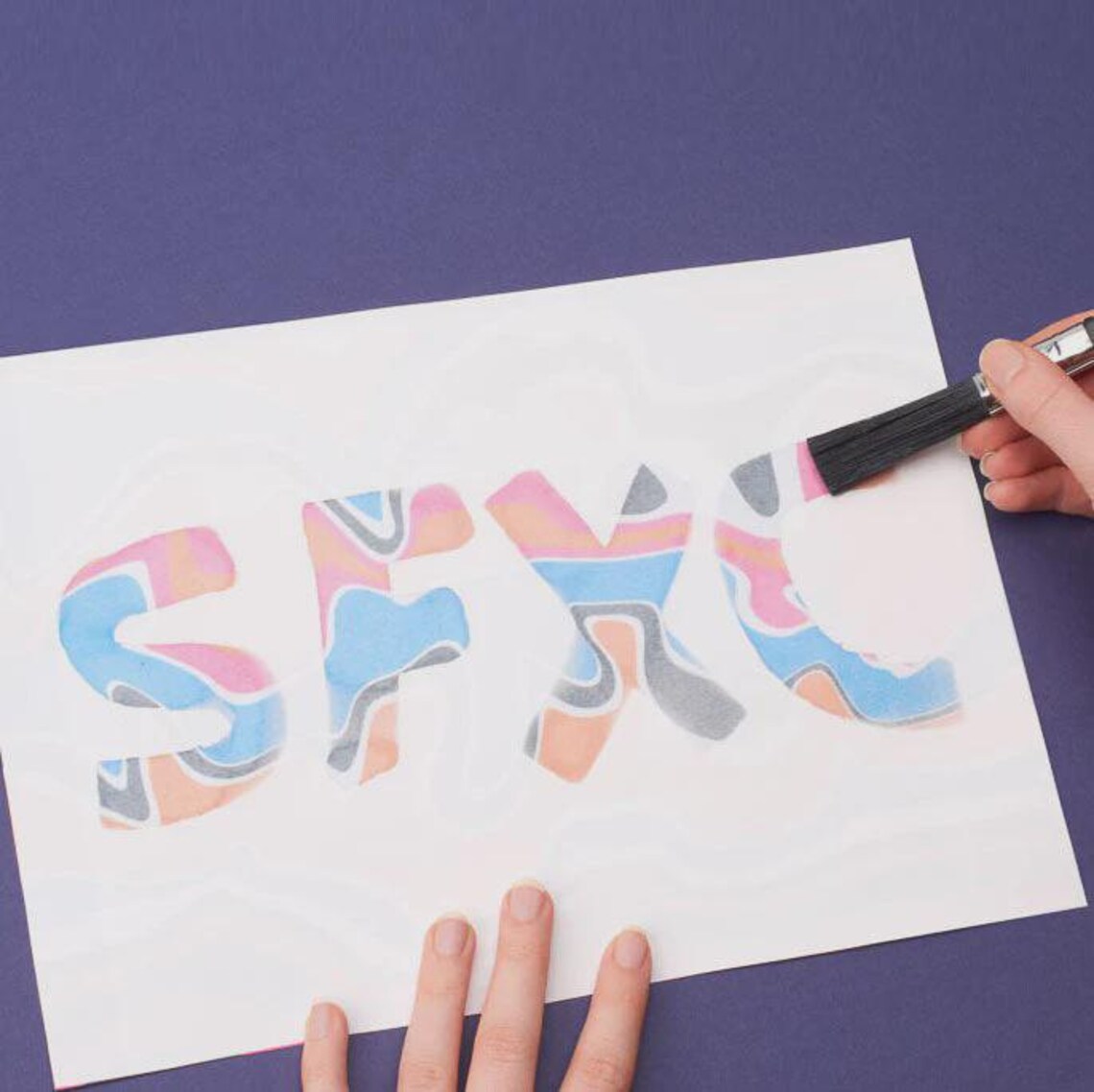 Hydrochromic Reversible Wet and Reveal Screen Printing Paste for Paper ...