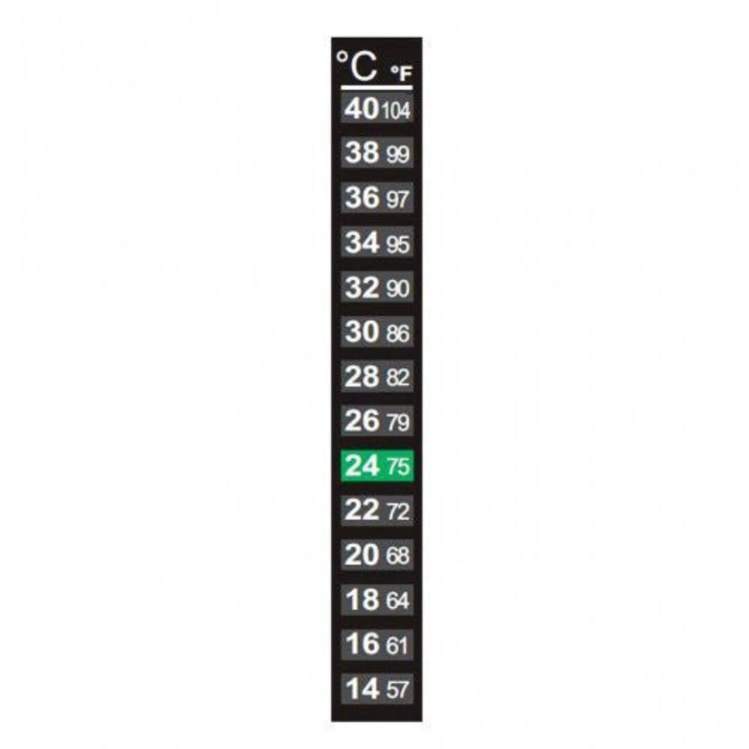 Dual Scale 14-40C (57-104F) Adhesive Liquid Crystal Thermometer Strip ...